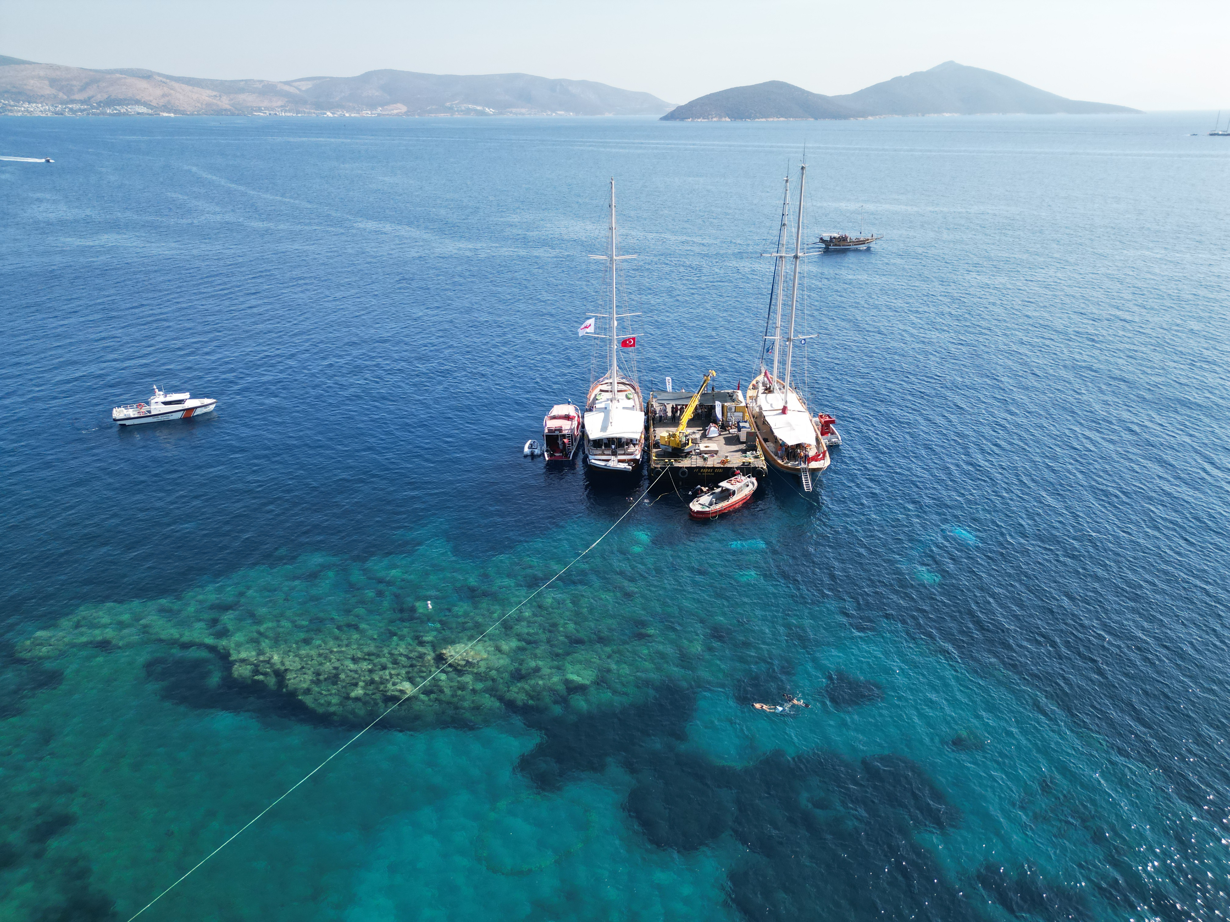 Bodrum'da Blue Exile Art Project Sualtı Parkı'nın 2. etabı açıldı ...